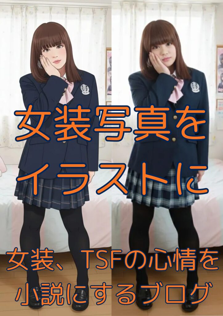 女装写真をイラストに-Reina Koto’s Body Swap Stories-